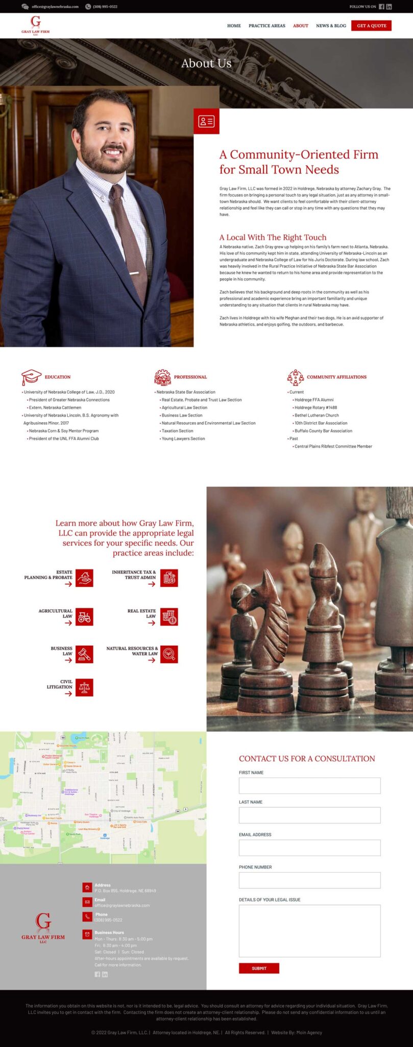 Website Design & SEO Services for Gray Law Firm | Arlington VA